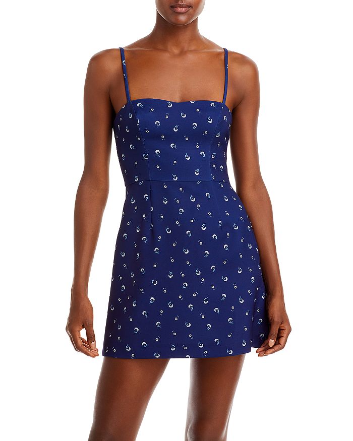 FRENCH CONNECTION Whisper Floral Print Mini Dress | Bloomingdale's