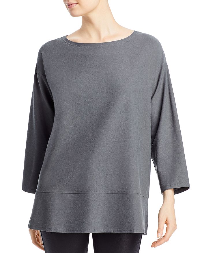Eileen Fisher Ballet Neck Tunic | Bloomingdale's