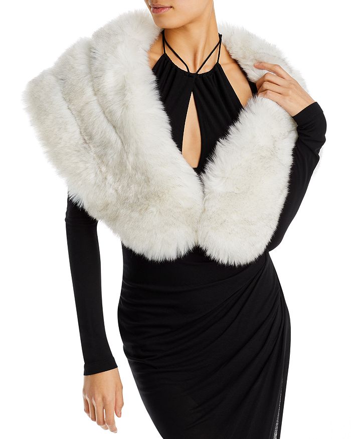 Surell Faux Fur Oversized Stole | Bloomingdale's