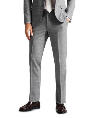 Ted Baker Lotus Check Slim Fit Trousers | Bloomingdale's