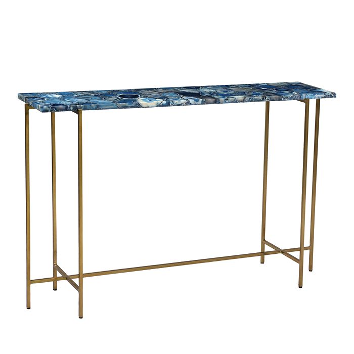 MOE'S HOME COLLECTION Blue Agate Console Table | Bloomingdale's