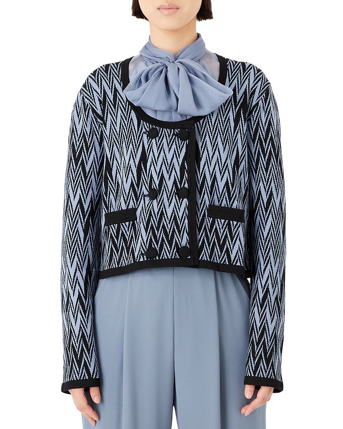 Armani Zigzag Pattern Blazer | Bloomingdale's
