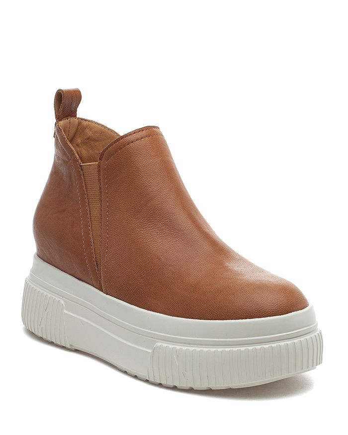 J/Slides Women's Wendie Pull On Platform Sneaker Booties | Bloomingdale's