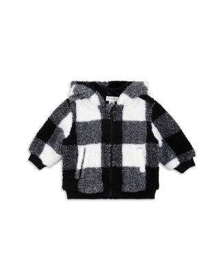 Miles The Label Boys' Buffalo Check Fleece Jacket - Baby | Bloomingdale's