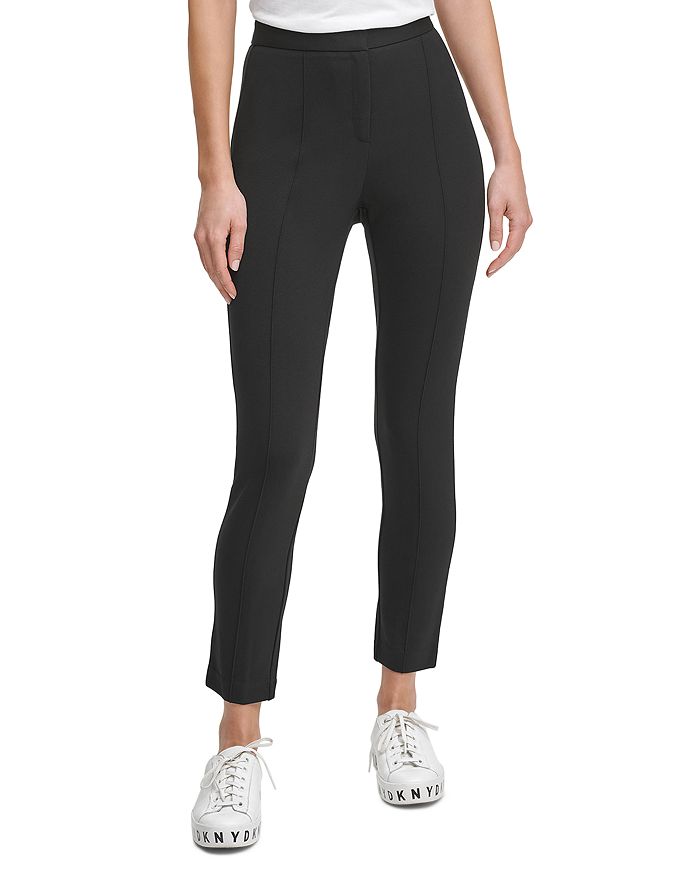 DKNY Front Tab Pleated Pants | Bloomingdale's