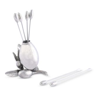 Vagabond House Olive Cheese Picks and Holder Set | Bloomingdale's