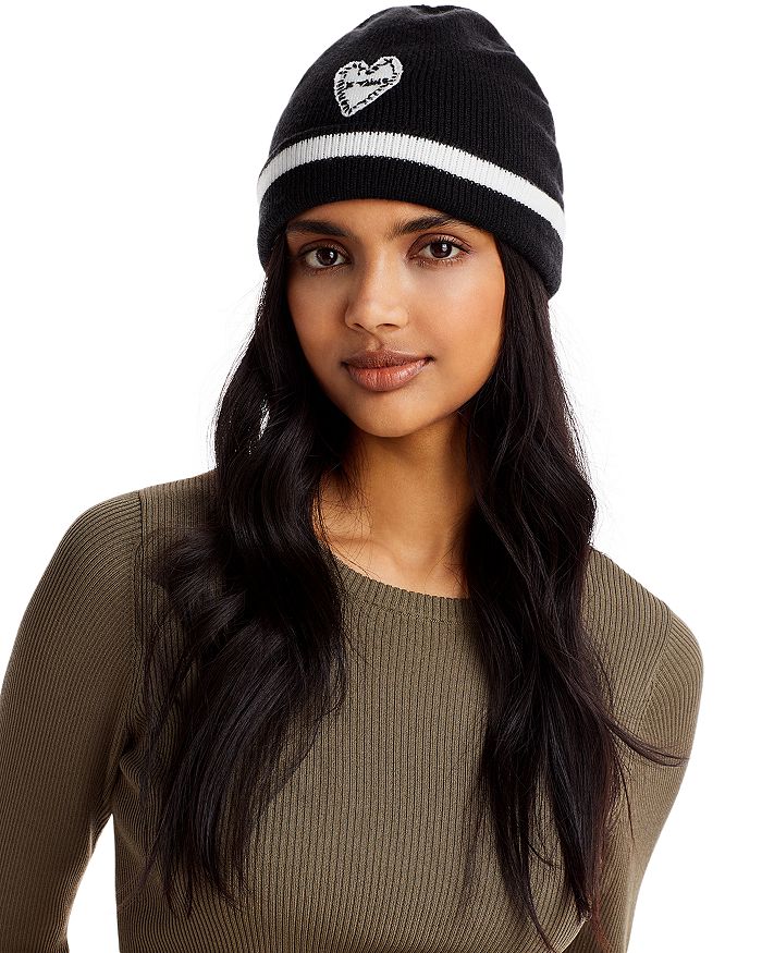AQUA Embroidered Beanie - 100% Exclusive | Bloomingdale's