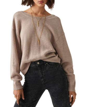 ba&sh bash Murphy V-Back Sweater | Bloomingdale's
