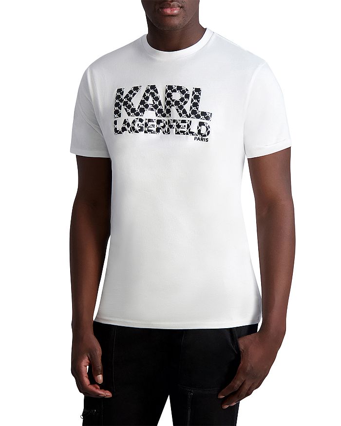 KARL LAGERFELD PARIS Mini Monogram Tee | Bloomingdale's