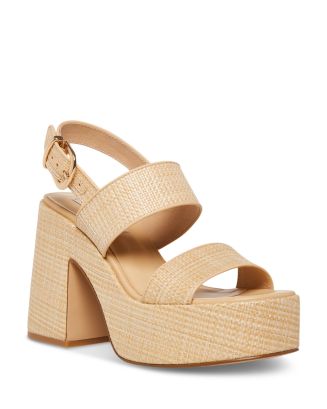 STEVE MADDEN Women's Valory High Heel Platform Sandals | Bloomingdale's
