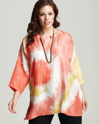 Lafayette 148 New York Plus Size Kerala Silk Habotai Tunic | Bloomingdale's