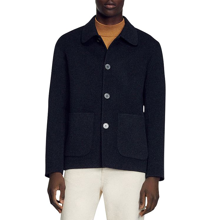 Sandro H22 Worker Wool Jacket | Bloomingdale's