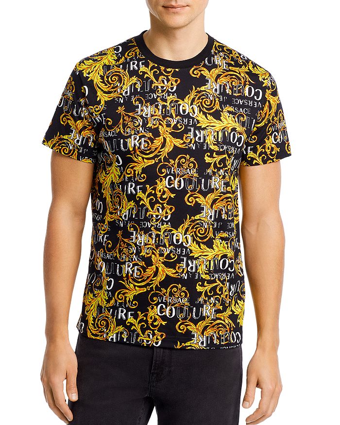 Versace Jeans Couture Baroque Logo T-Shirt | Bloomingdale's