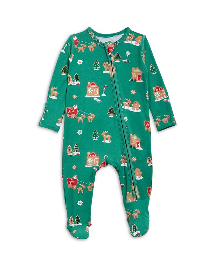 Angel Dear Unisex Gingerbread Print Footie - Baby | Bloomingdale's