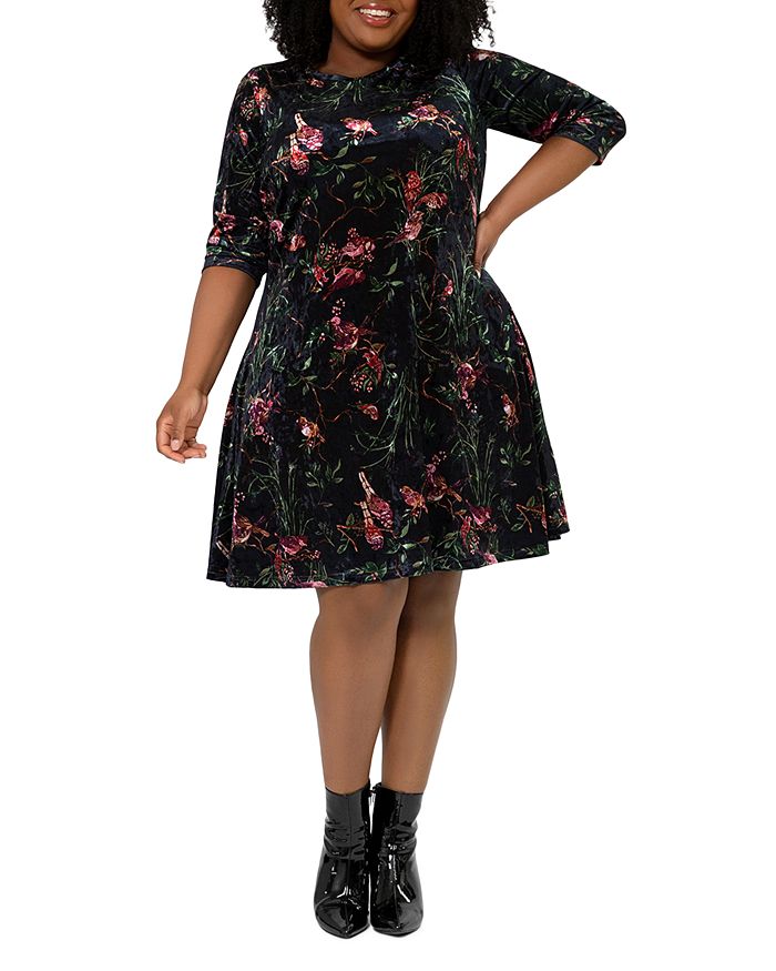 Leota Plus Melanie A Line Dress | Bloomingdale's