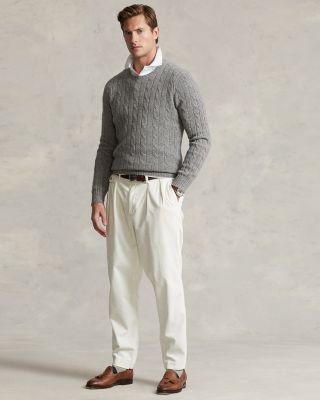 Click here for Polo Ralph Lauren Cashmere Cable Knit Crewneck Swe... prices