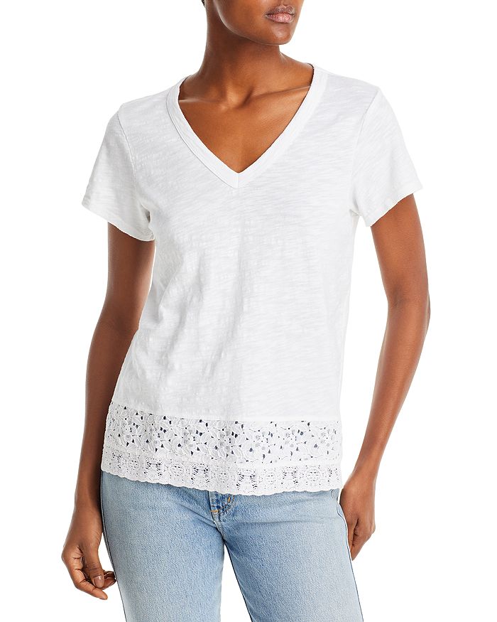 Wilt Lace Trim Baby Tee | Bloomingdale's