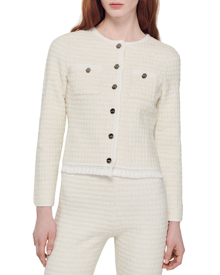 Sandro Emilie Button Front Cardigan | Bloomingdale's