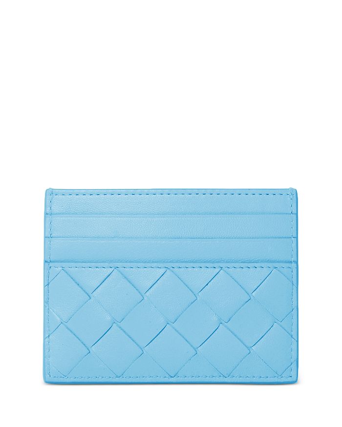 Bottega Veneta Weaved Leather Small Card Case | Bloomingdale's