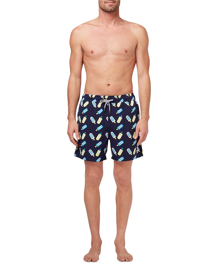 TOM & TEDDY Ice Cream Print 6" Swim Trunks | Bloomingdale's