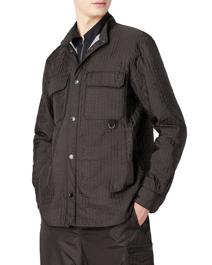 Emporio Armani Channel Quilted Jacket | Bloomingdale's
