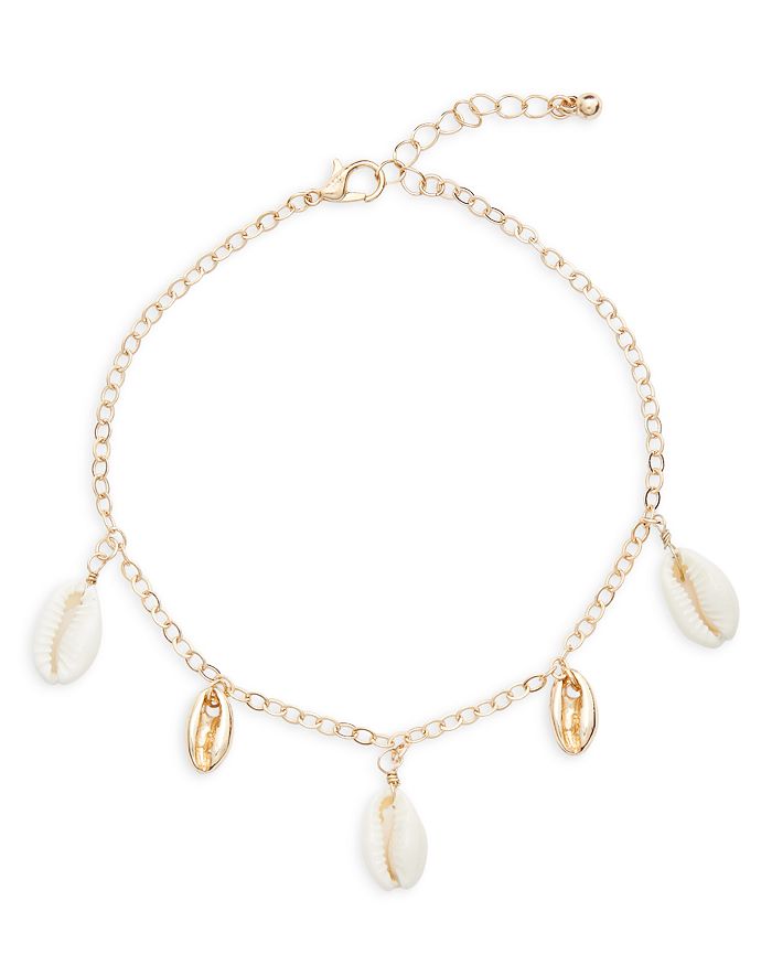 AQUA High Tide Shell Anklet - Exclusive | Bloomingdale's
