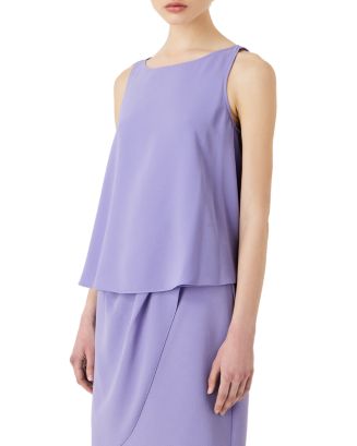 Emporio Armani Back Button Top | Bloomingdale's