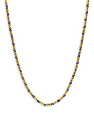 Gurhan 24K Yellow Gold Vertigo Sapphire & Diamond Collar Necklace, 16 ...