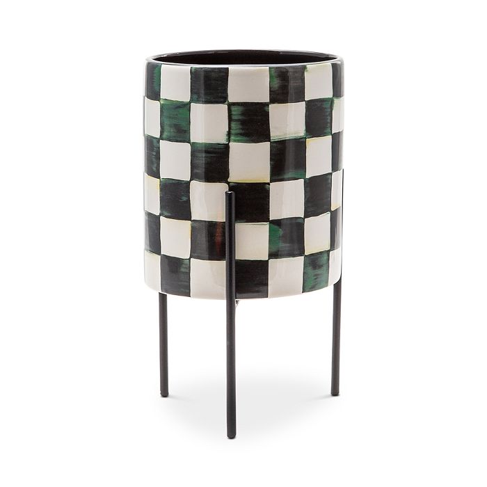 Mackenzie-Childs Courtly Check® Tabletop Planter | Bloomingdale's