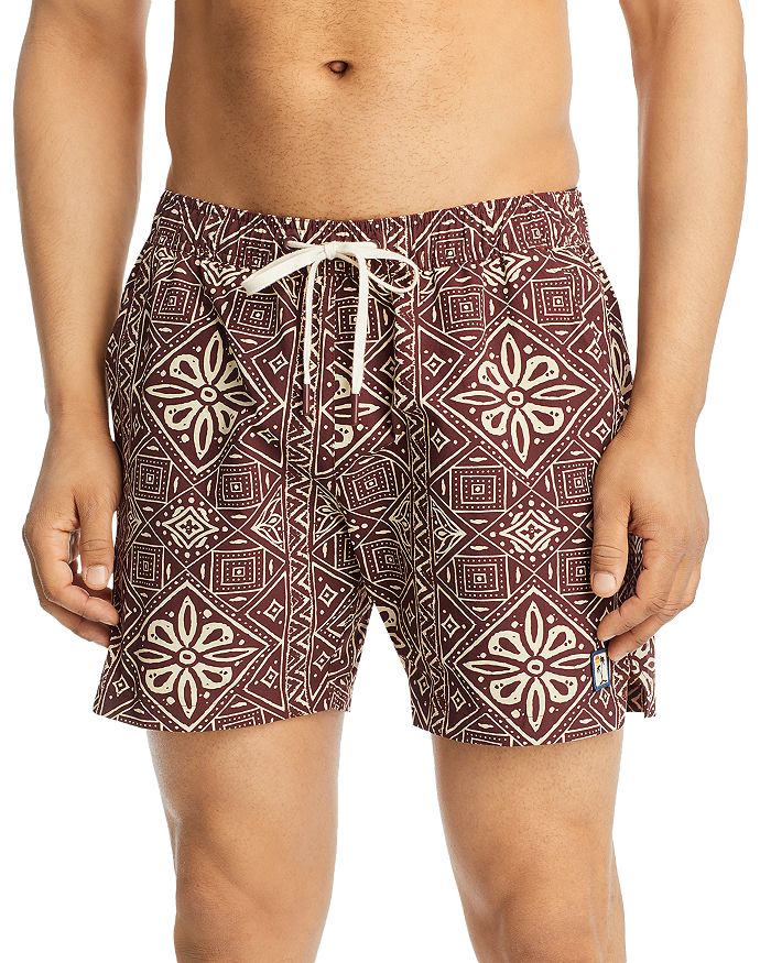 Marine Layer Archive Printed Swim Trunks | Bloomingdale's