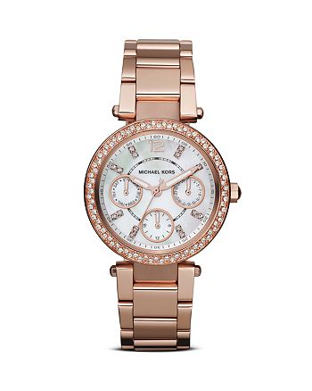 Michael Kors Mini Parker Watch, 33mm | Bloomingdale's