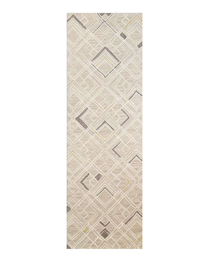 Bashian Valencia AL127 Runner Area Rug, 2'6" x 8' AL127-BEIG-RUN ...