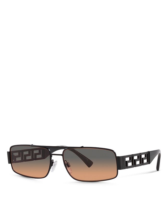 Versace Rectangle Sunglasses, 60mm | Bloomingdale's