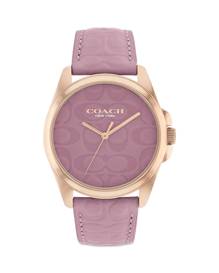 COACH Greyson Watch, 36mm | Bloomingdale's