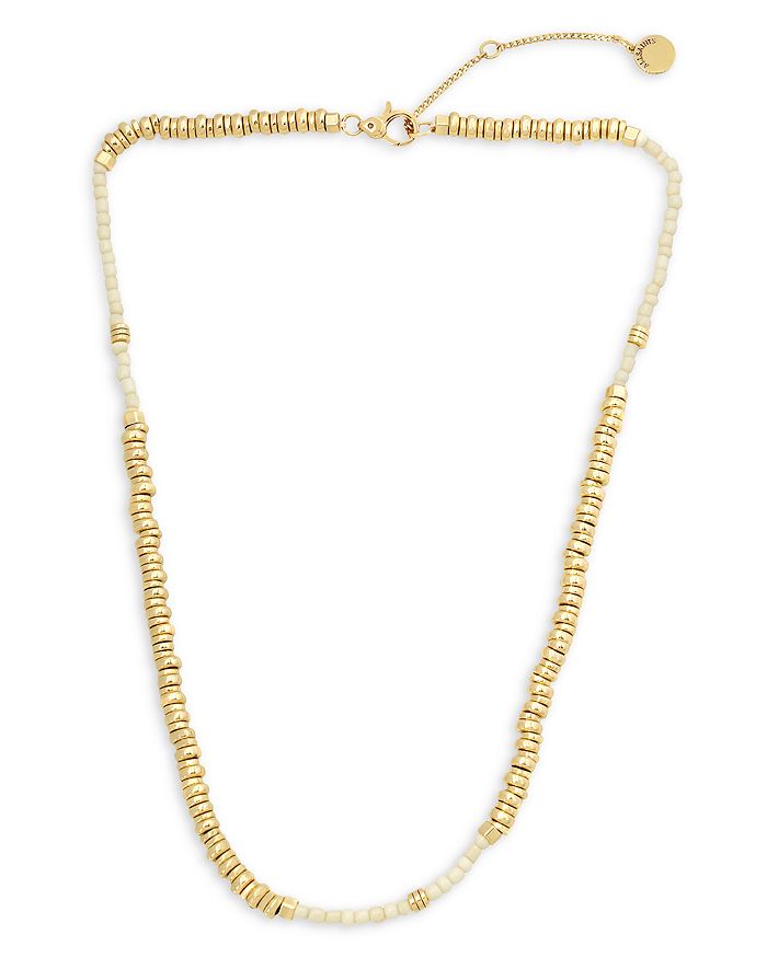 ALLSAINTS Mixed Bead Collar Necklace in Gold Tone, 18"-20" | Bloomingdale's