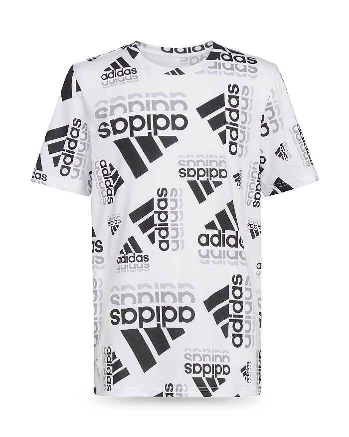 Adidas Boys' Echo Print Logo Tee - Big Kid | Bloomingdale's