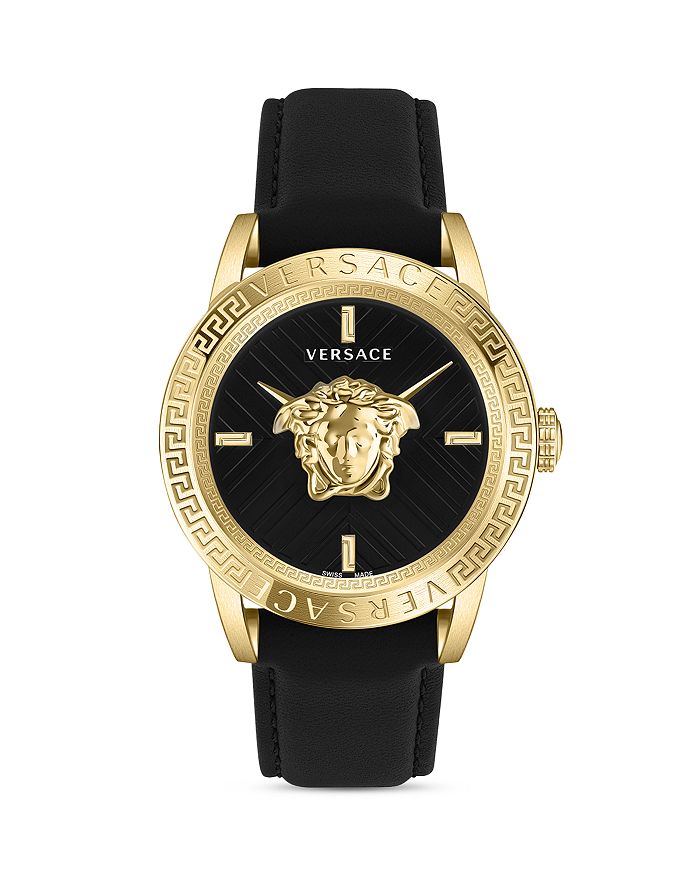 Versace V-Code Watch, 43mm | Bloomingdale's