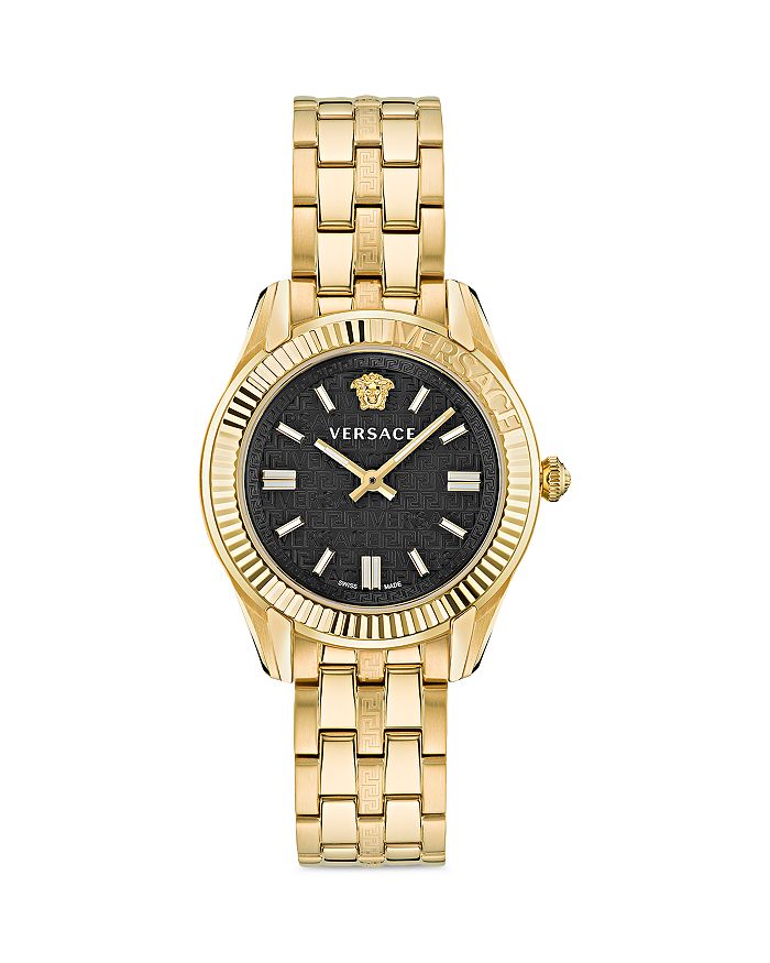 Versace Greca Time Watch, 35mm | Bloomingdale's