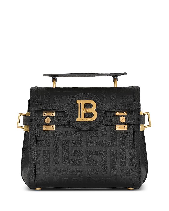 Balmain B-Buzz 23 Leather Satchel | Bloomingdale's