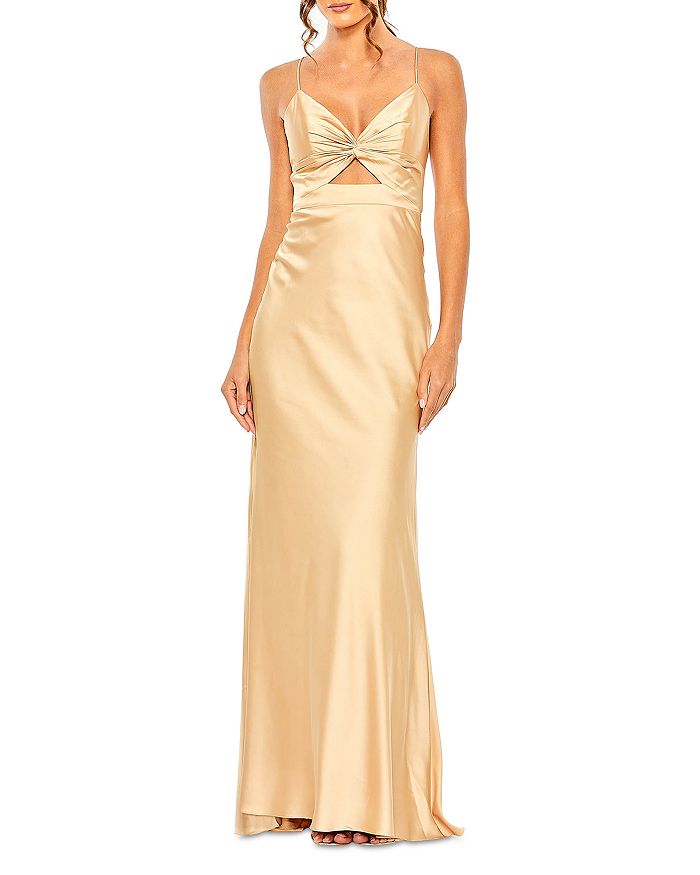 Mac Duggal Long Cut Out Gown | Bloomingdale's