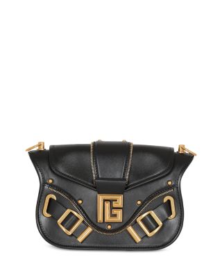 Balmain Blaze Small Leather Shoulder Bag | Bloomingdale's