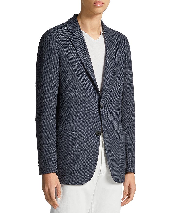 Zegna Crossover Honeycomb Jersey Slim Fit Jacket | Bloomingdale's