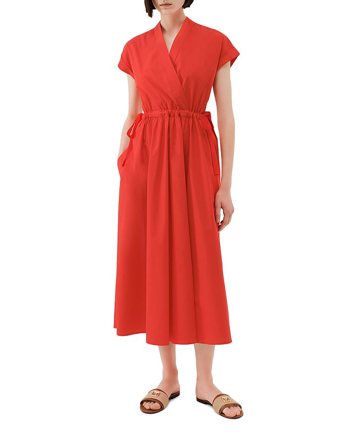 Marella Troupe Cotton Blend Midi Dress | Bloomingdale's