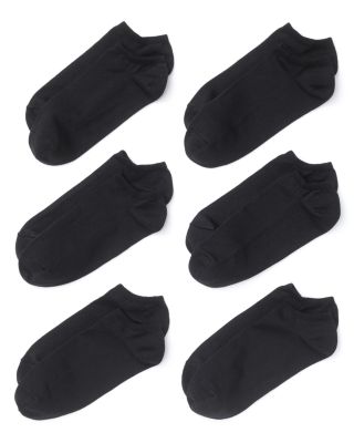 HUE Microfiber Liner Socks, Set of 6 | Bloomingdale's
