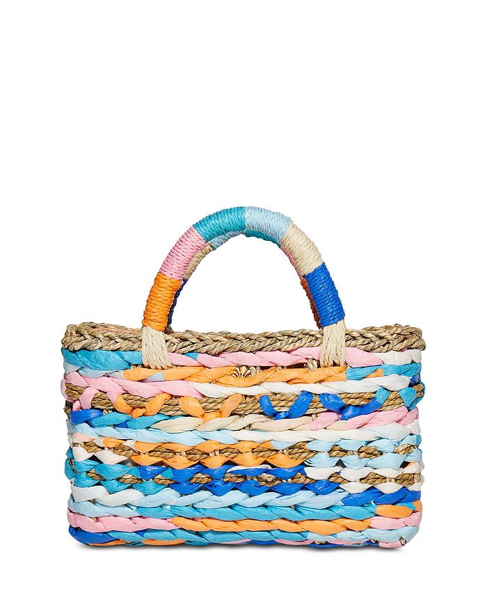 Lele Sadoughi Maya Straw Mini Tote | Bloomingdale's