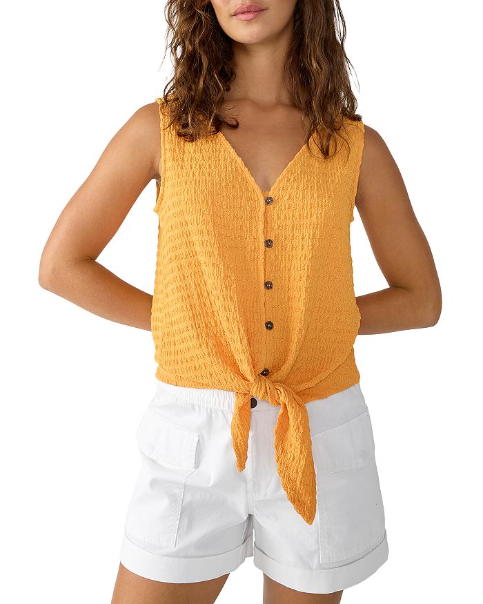 Sanctuary Link Up Tie Front Tank Top | Bloomingdale's