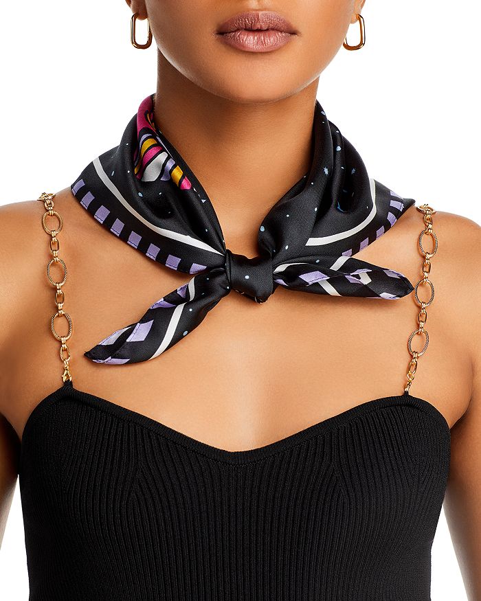 Echo The Signs Silk Square Scarf | Bloomingdale's