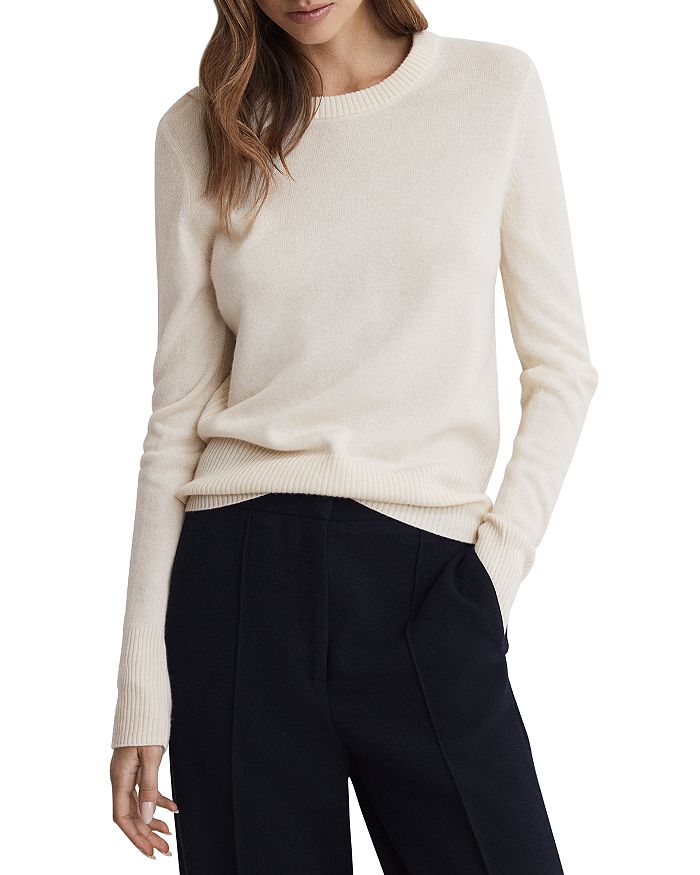 REISS Addison Crewneck Knit Sweater | Bloomingdale's
