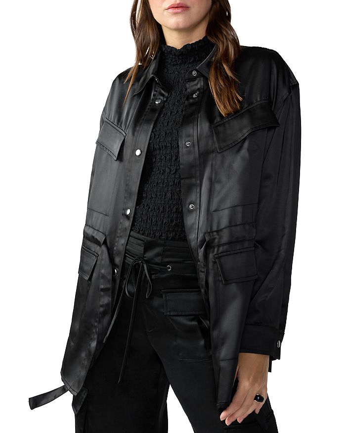 Sanctuary Justine Drawcord Waist Shacket | Bloomingdale's