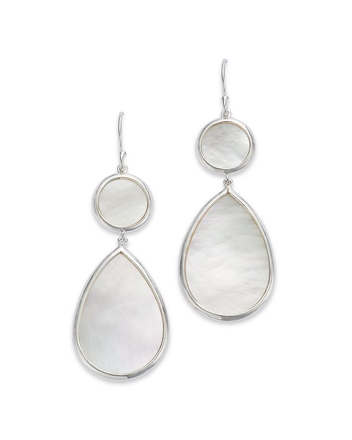 IPPOLITA Sterling Silver Rock Candy Mother of Pearl Dot & Teardrop Drop ...